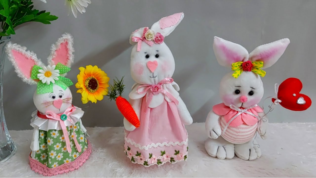 3 Easy Easter bunny craft idea made with simple materials |DIY Low ...