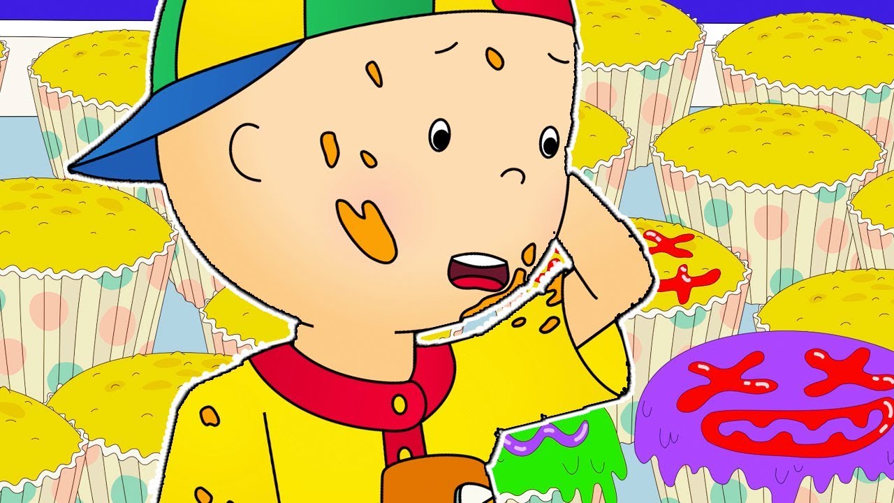 Funny Animated cartoons Kids | Caillou makes cupcakes | WATCH ONLINE ...