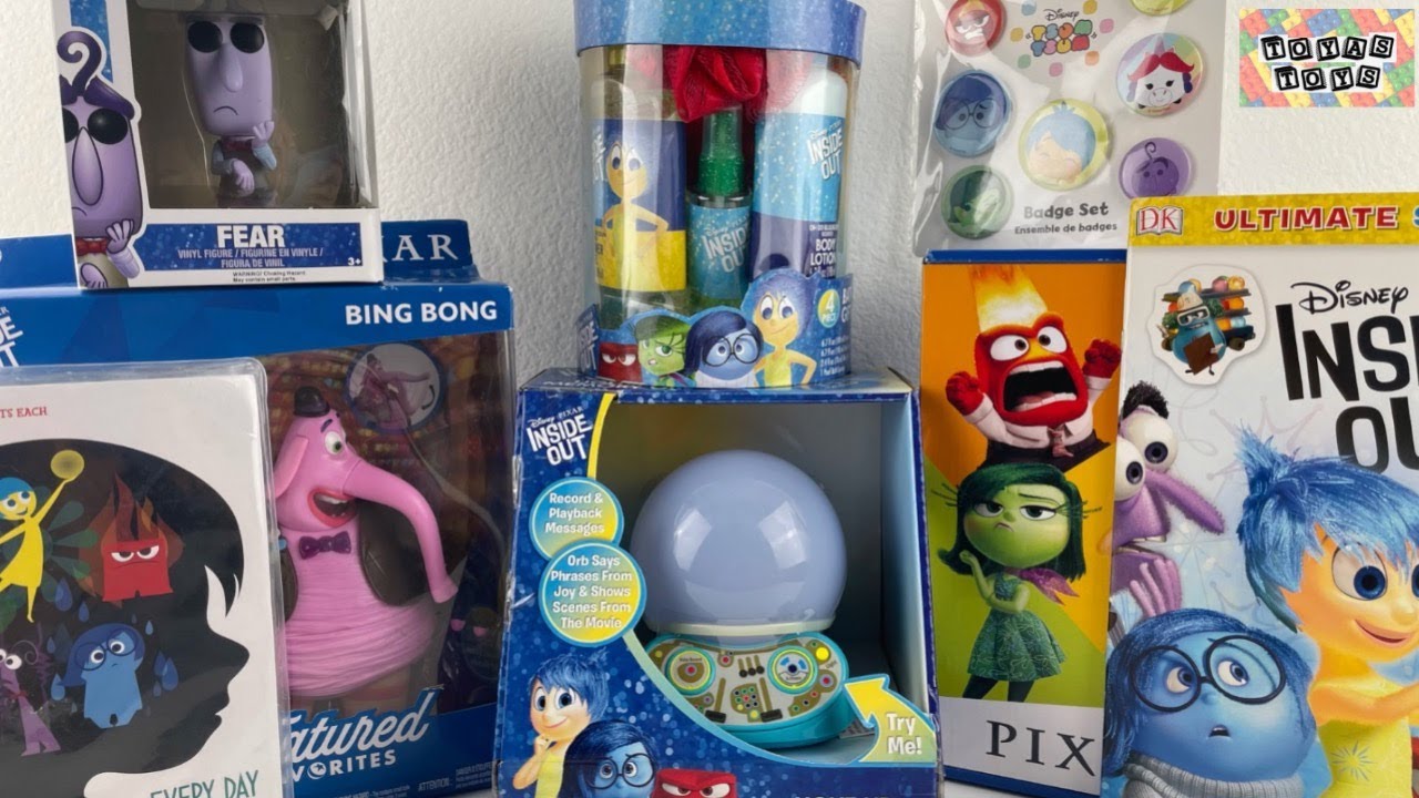 Disney Pixar Inside Out Toy Collection Unboxing Review | Inside Out ...