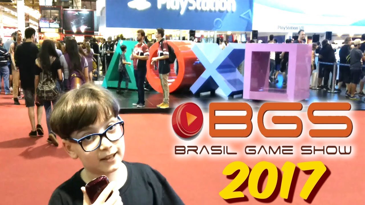 BGS 2017, show maior feira de video game famosos do Brasil - YouTube
