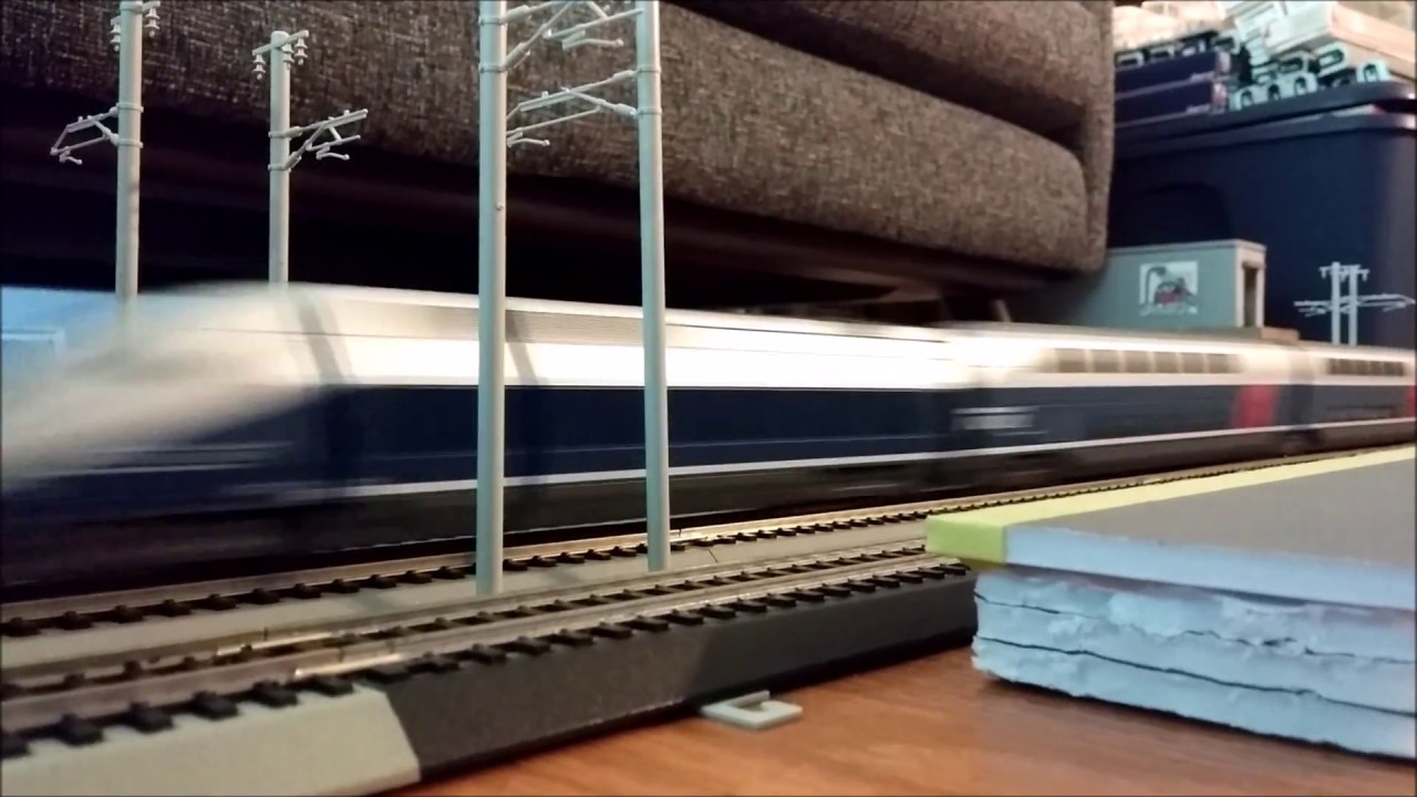 HO High Speed Rail Part 2 - YouTube