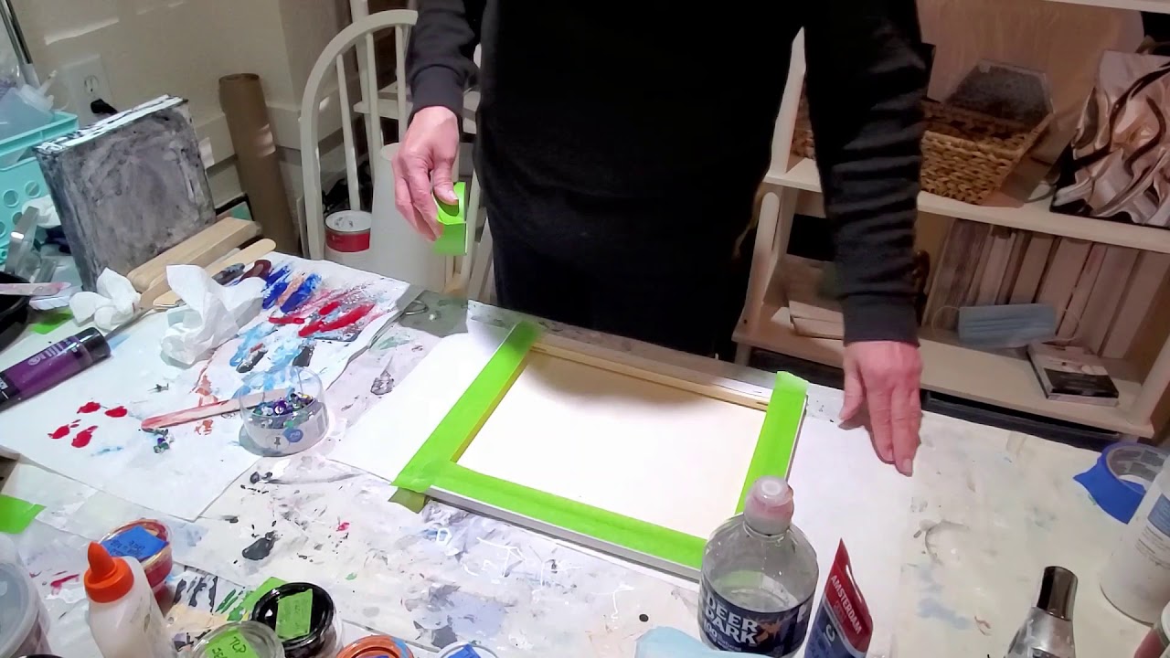 Video #002 How to Prepare a canvas before painting - YouTube