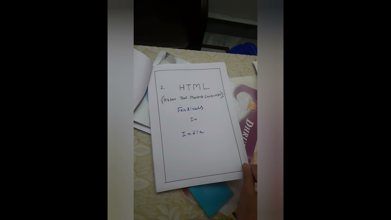 Computer Application project Class XII Festivals of India - YouTube