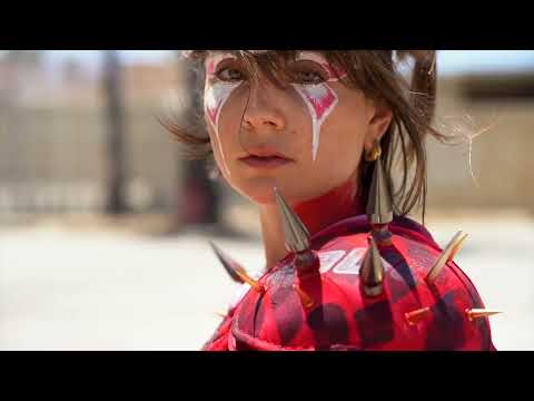 Rollerskating Nomad w/ Body Paint(artistic nudity/documentary)