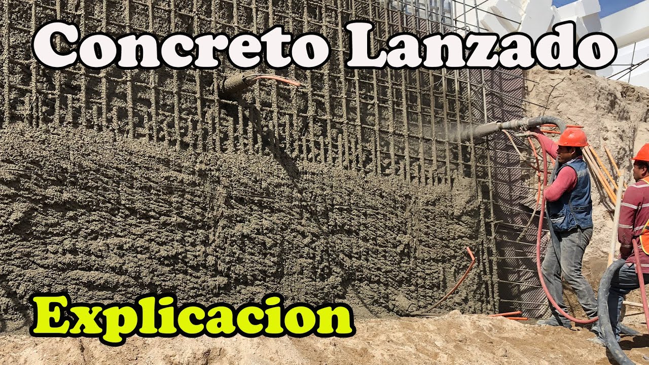 Muro De Contención Con Hormigón Proyectado - YouTube