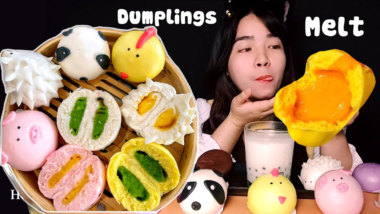 SUB:) Animal Shaped Dumplings Are Very Cute And Funny To Eat Very ...