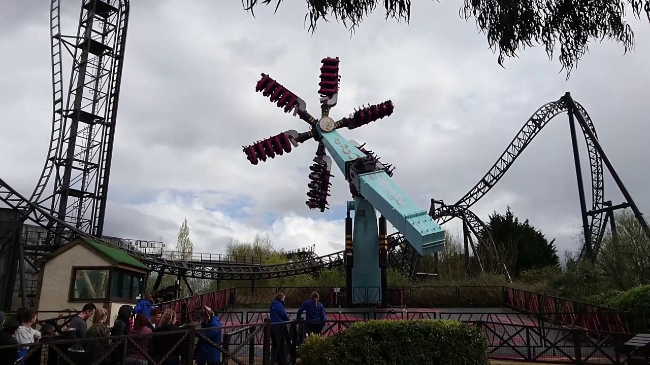 Samurai Ride At Thorpe Park Resort, April 2017 - YouTube