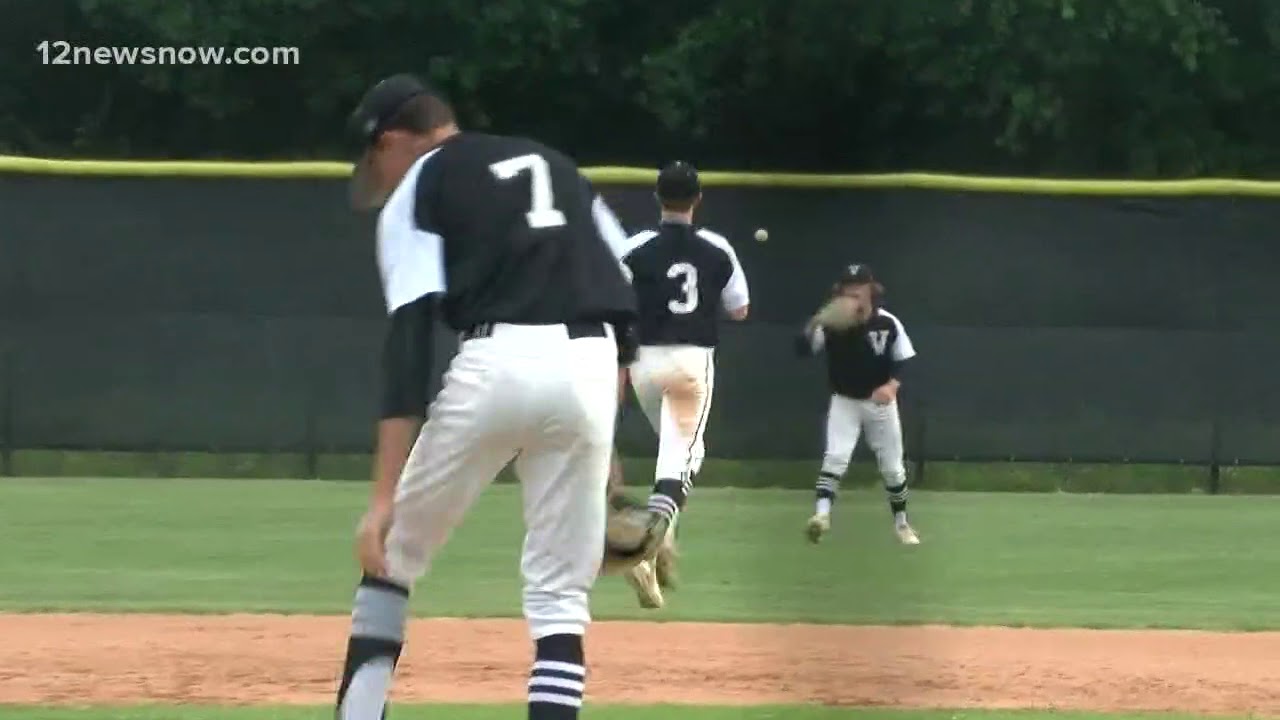 22-5A Baseball - Bulldogs get one back from Vidor - YouTube