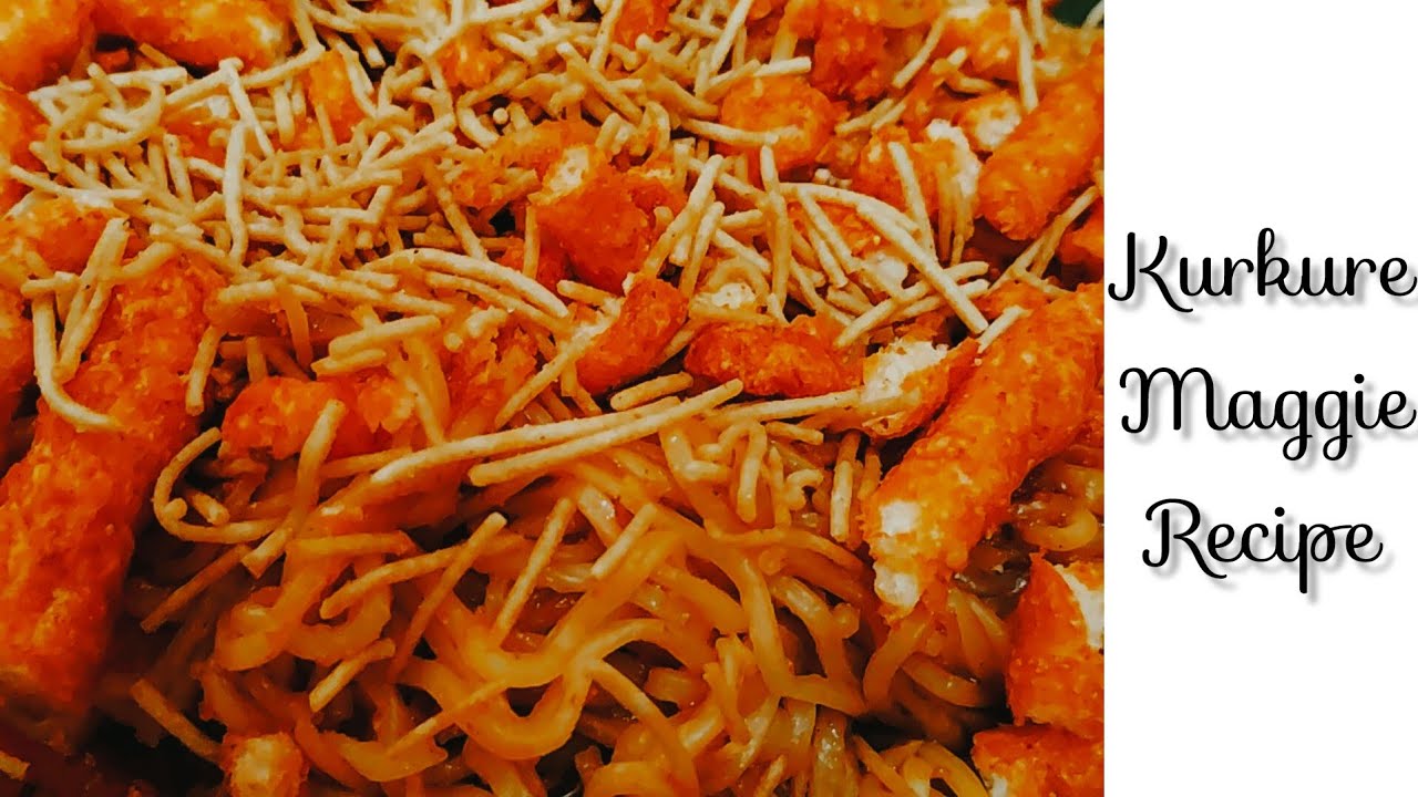 New style maggi recipe |first time kurkure maggie | very easy and tasty ...
