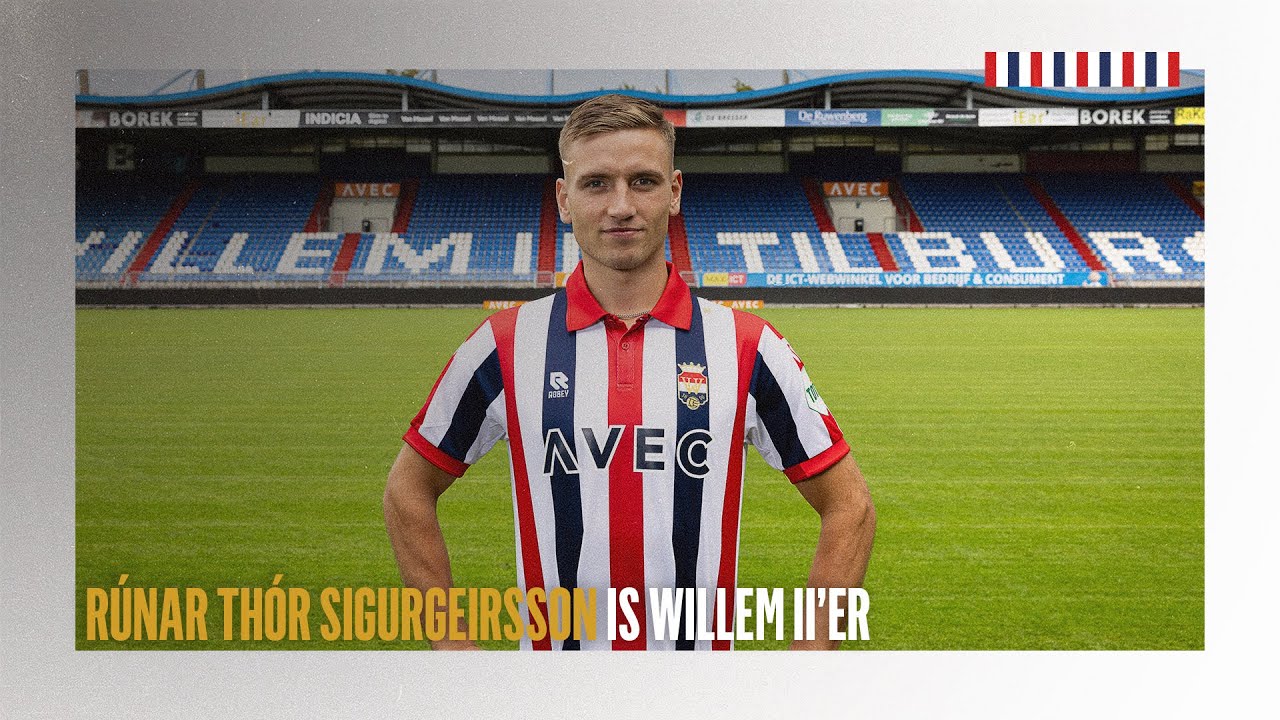 Rúnar Thór Sigurgeirsson is Willem II'er! 🔴⚪️🔵 - YouTube
