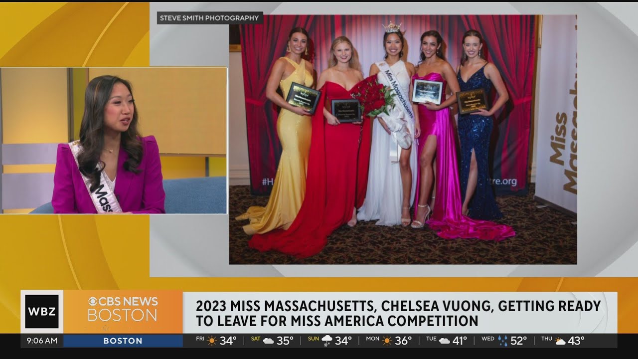 2023 Miss Massachusetts, Chelsea Vuong, getting ready for Miss America ...