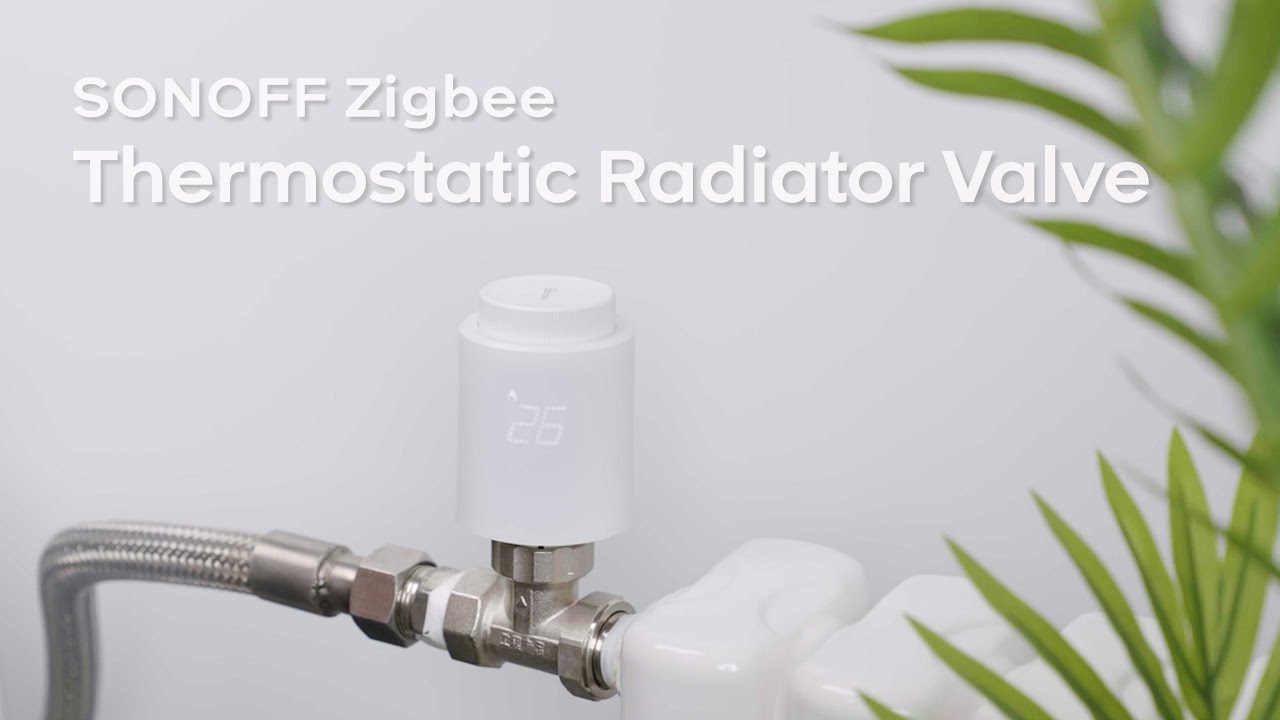 SONOFF New Release - Zigbee Thermostatic Radiator Valve - YouTube