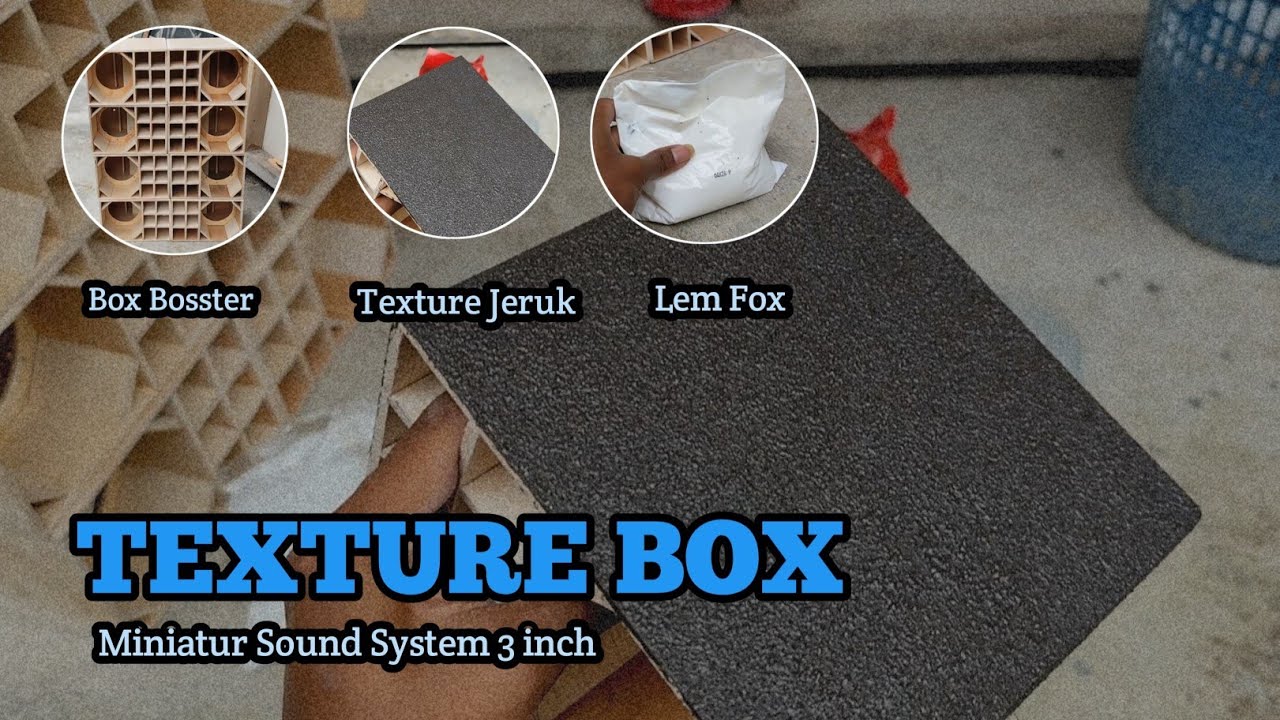 CARA TEXTURE BOX SPIKER, mudah dan tahan lamaa 🥰 - YouTube