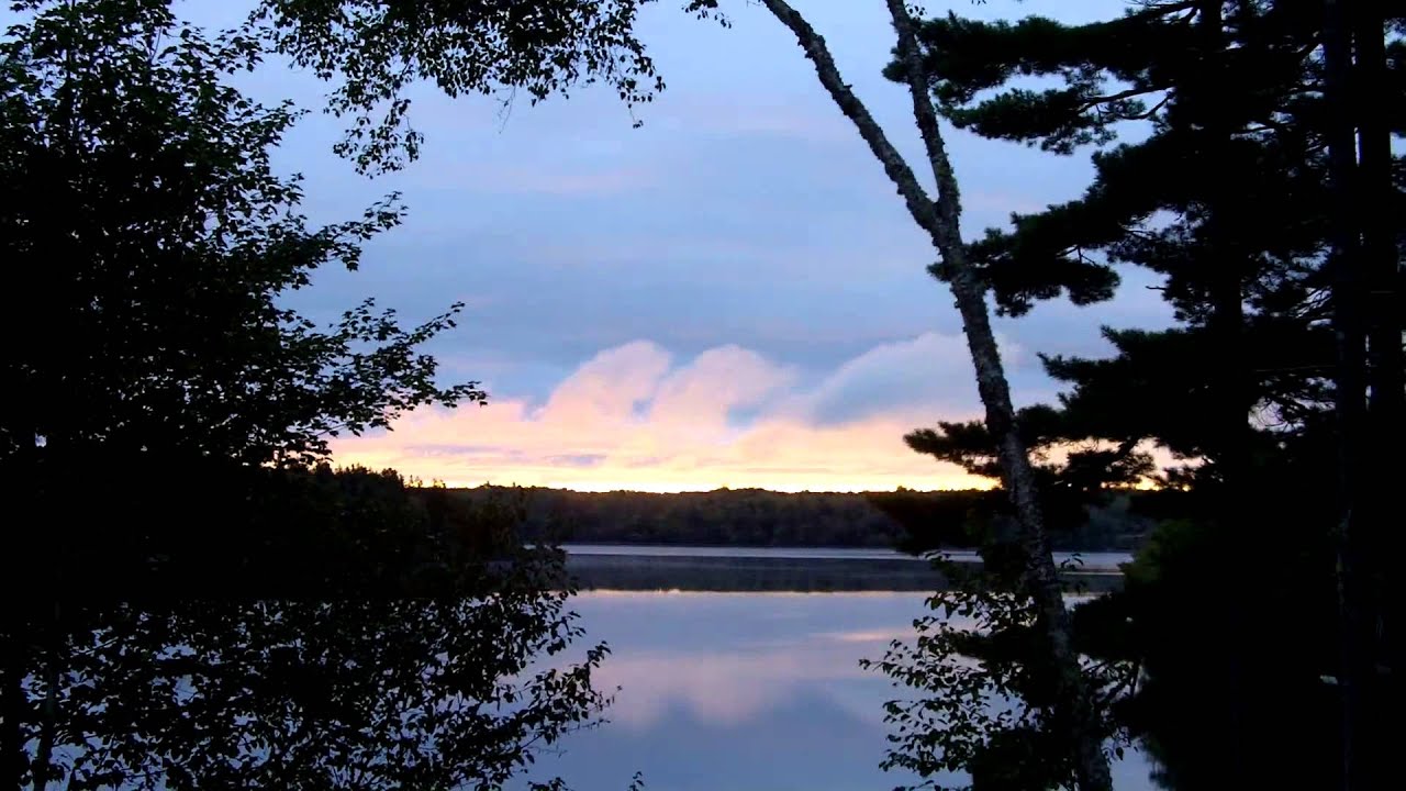 Sunrise over Mink Lake - YouTube