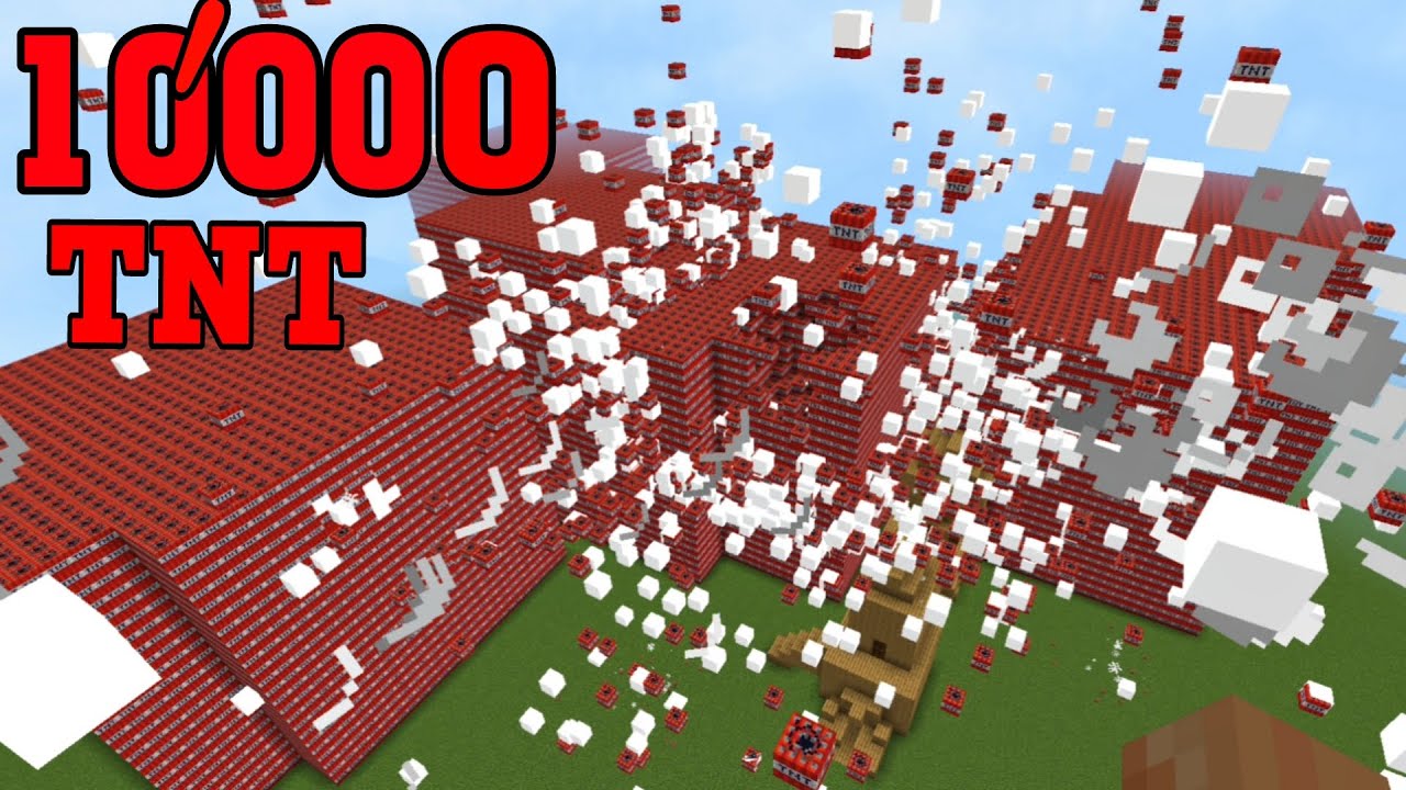 Big TNT city, the most TNTs in the world - YouTube