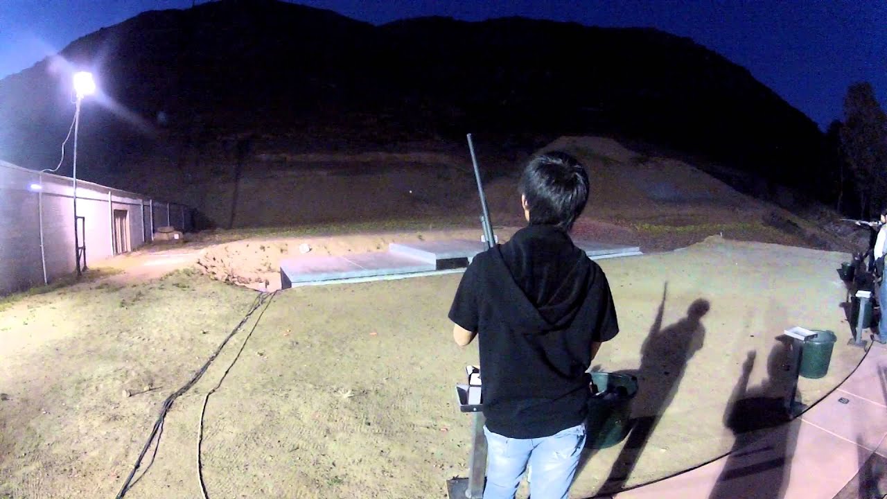 Testing GoPro at Night --- P2K Trap Shooting - YouTube