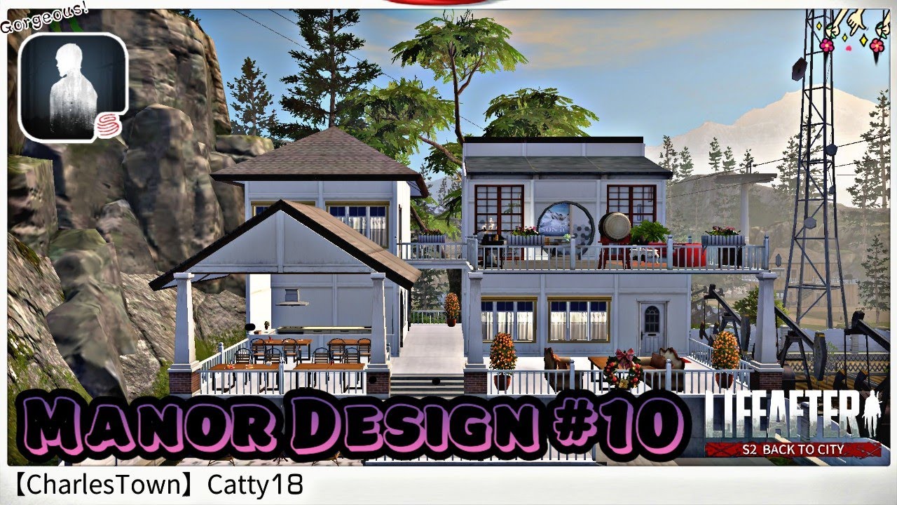 LIFE AFTER | Manor Degin | Simple Manor Part2 Design By Alpra #10 - YouTube