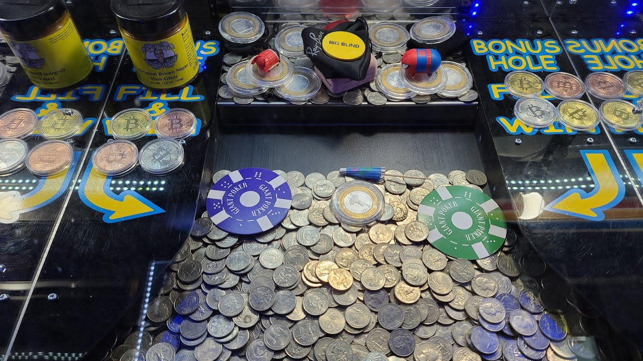 The Coin Pusher Quest For Bitcoin! Mystery Bags & A Great Play! - YouTube