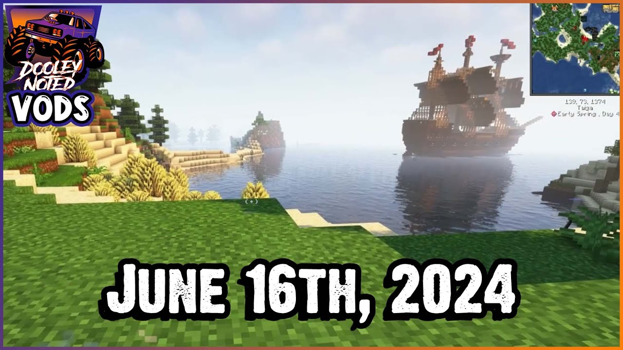 Minecraft - VOD from June 16th, 2024 - YouTube
