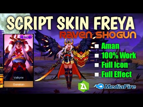 New‼️Skin Freya Raven Shogun Script |new 2020|Mobile Legends - YouTube