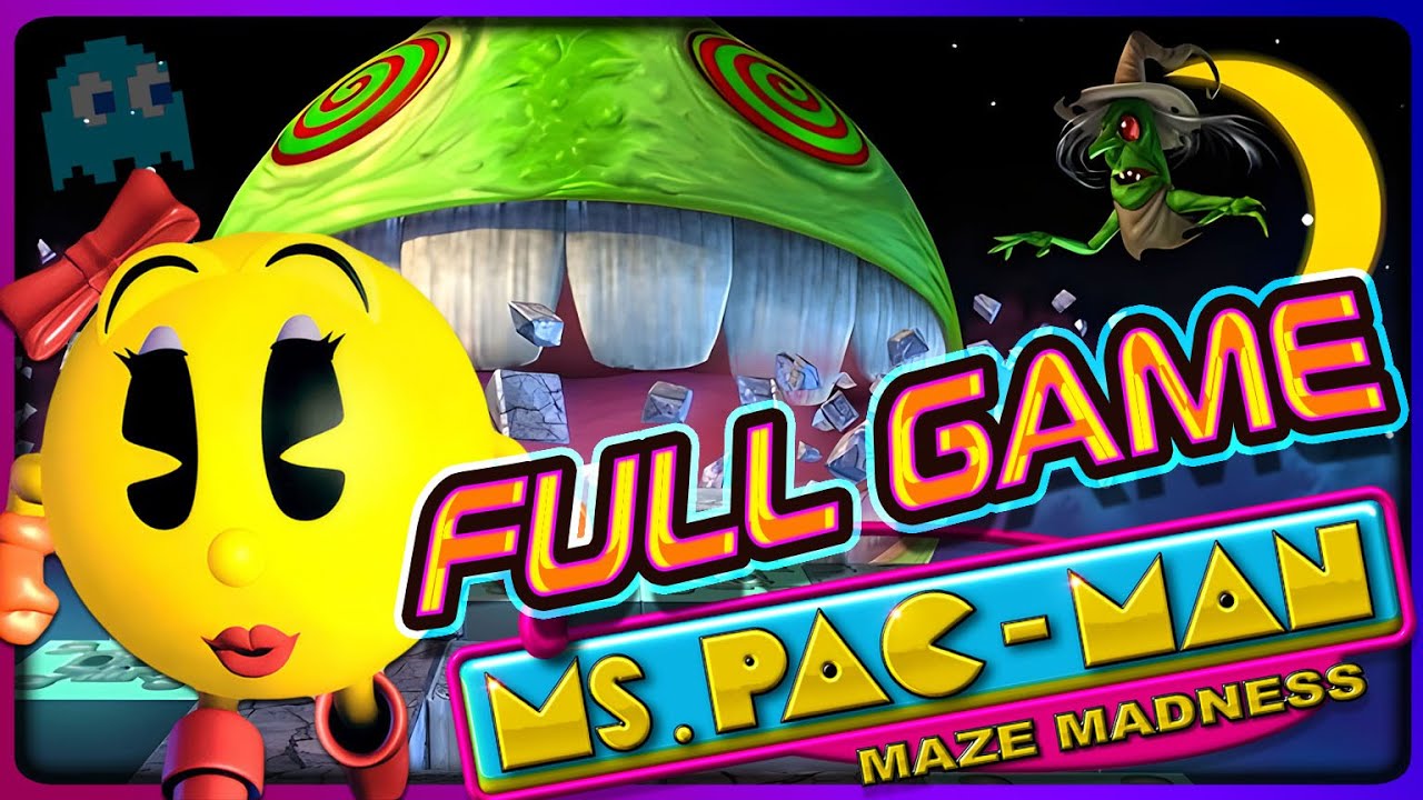 Ms Pac-Man Maze Madness FULL GAME Longplay (Dreamcast, N64, PS1) - YouTube