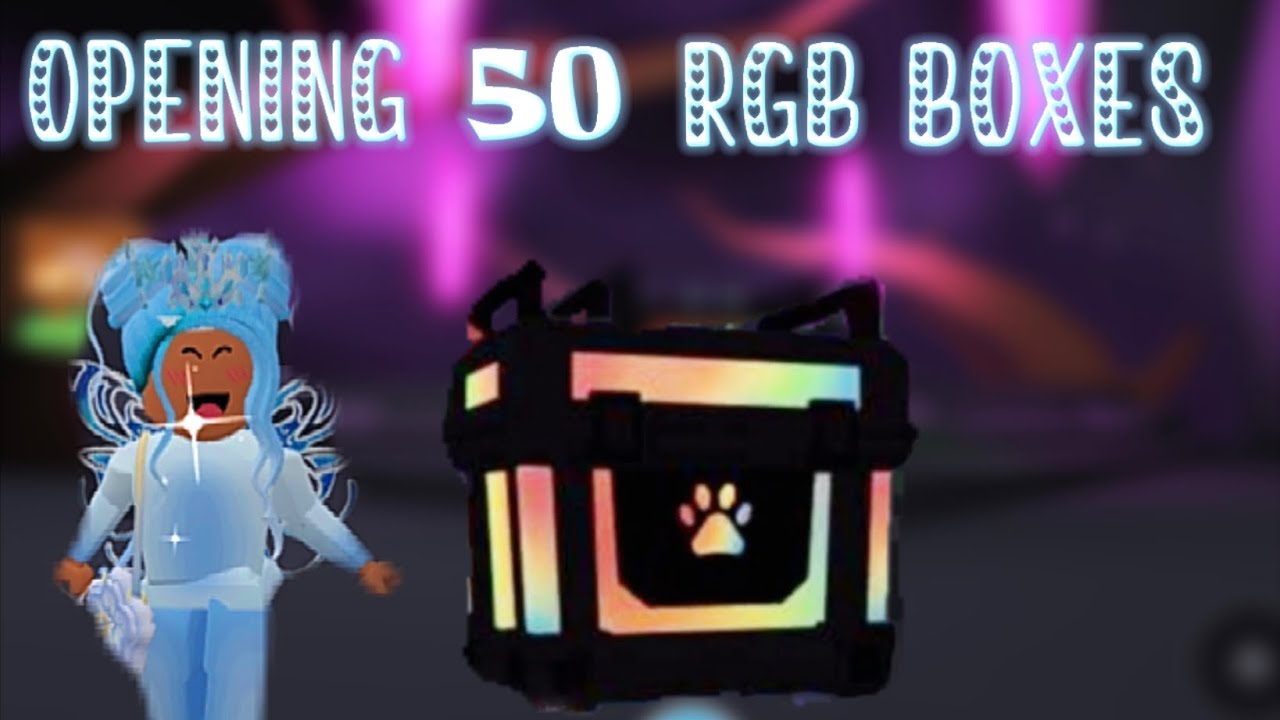 Opening all my RGB boxes to check my luck + Legendary pet giveaway ...