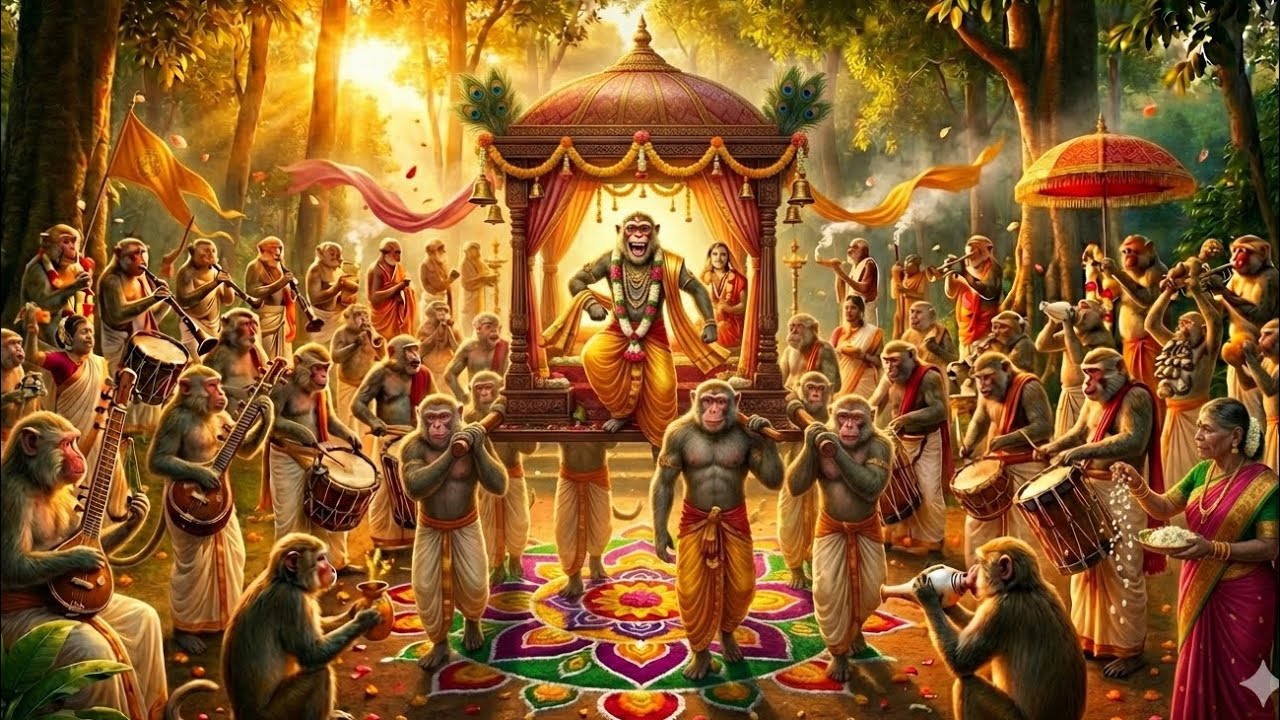 Kothi Baava Pelli – Monkey Wedding Story – Full Cinematic Kids Song ...
