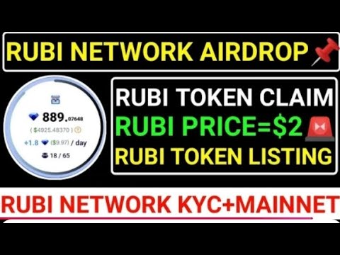 Rubi Network Free Crypto Airdrop | Rubi Network Total Supply Only 30M ...