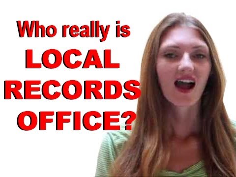 Letter by the "local records office" is not a scam - YouTube