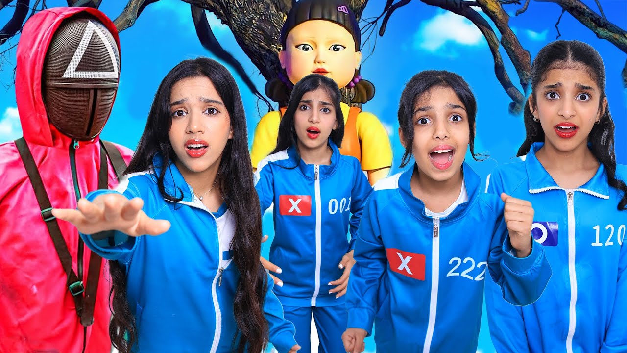 Shfa and friends played Squid game in real life ! - YouTube