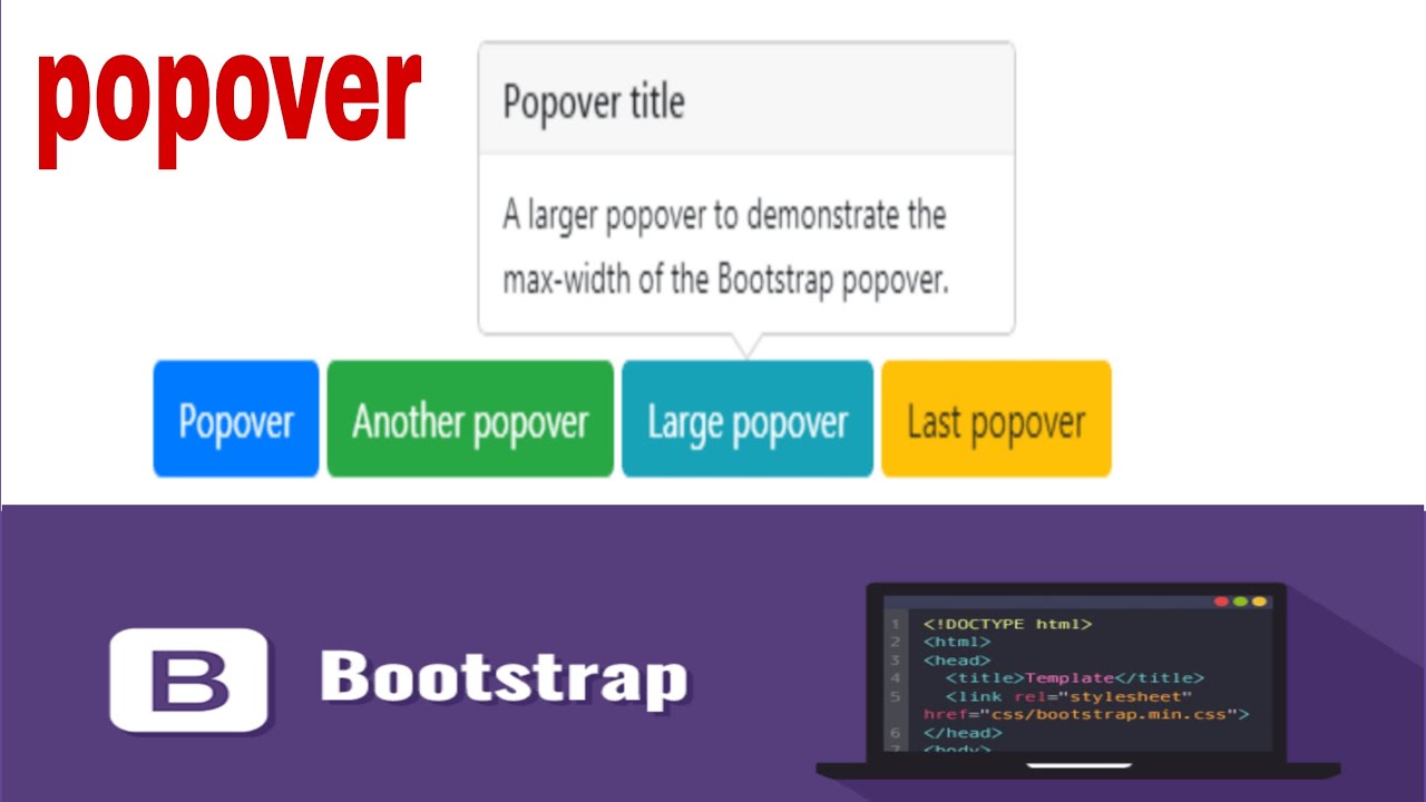 Bootstrap 4 popover | how to create popover using bootstrap 4 ...