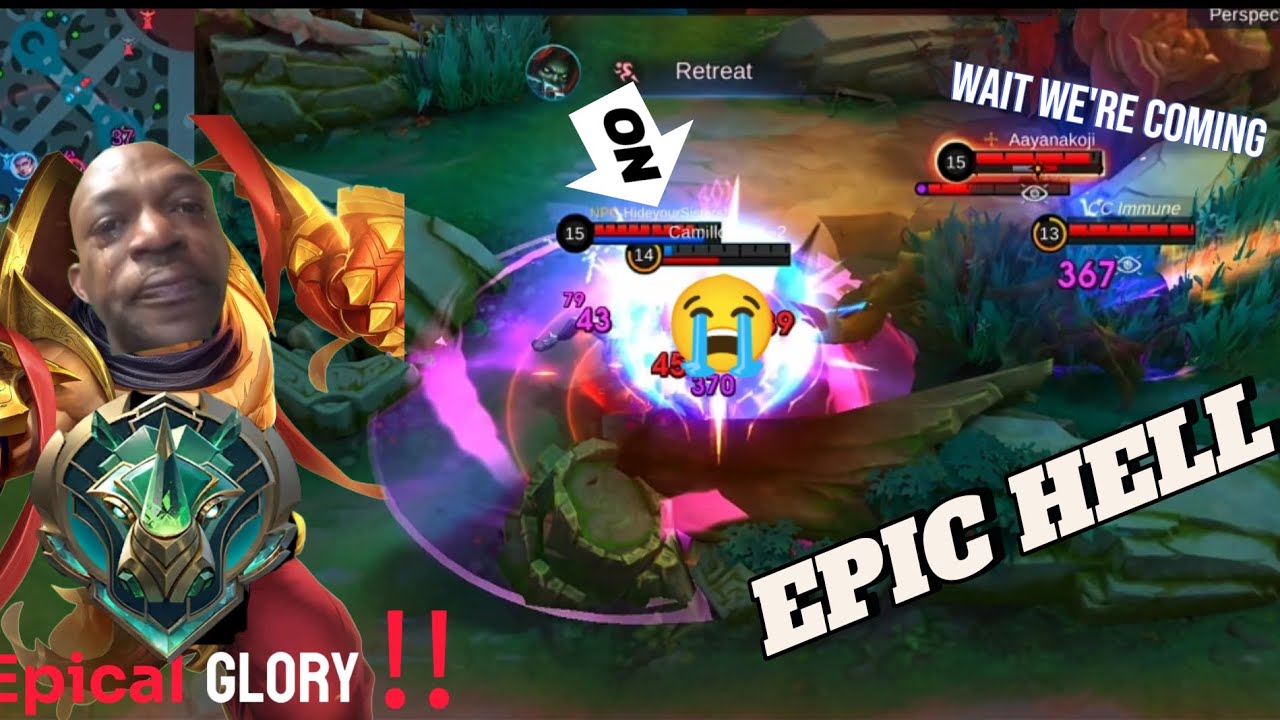 WELCOME TO EPIC HELL ||😭 EPICAL GLORY MATCH💀(2025) #mobilelegends - YouTube