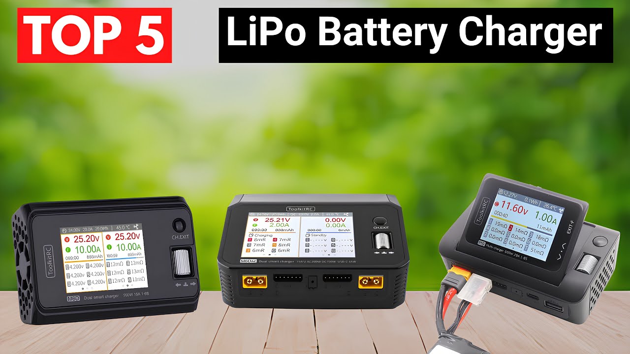 Top 5 Best LiPo Battery Chargers for Performance and Safety - YouTube