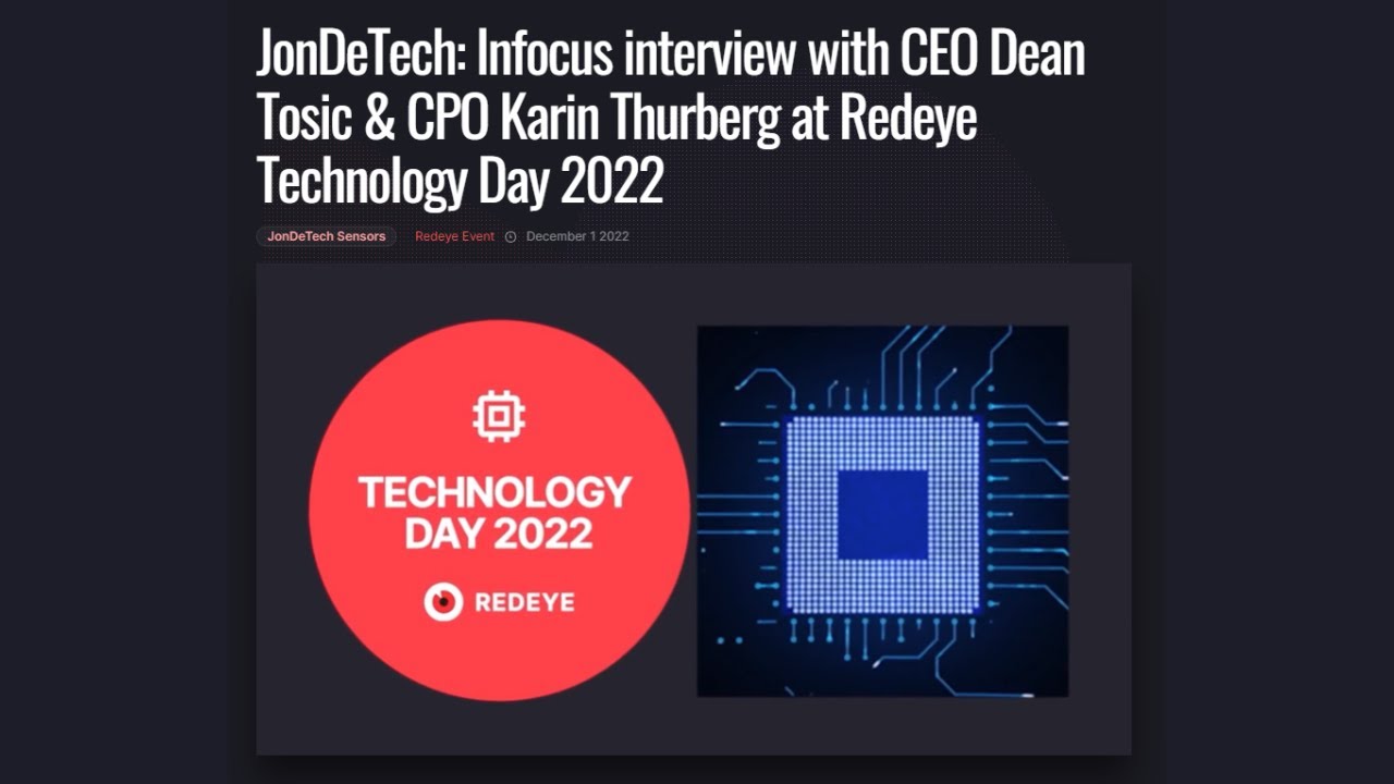 JonDeTech: Infocus interview with CEO Dean Tosic & CPO Karin Thurberg ...