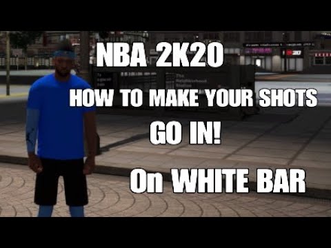 NBA 2K20 - HOW TO MAKE YOUR SHOTS GO IN ON WHITE BARS [ NBA 2K20 ...
