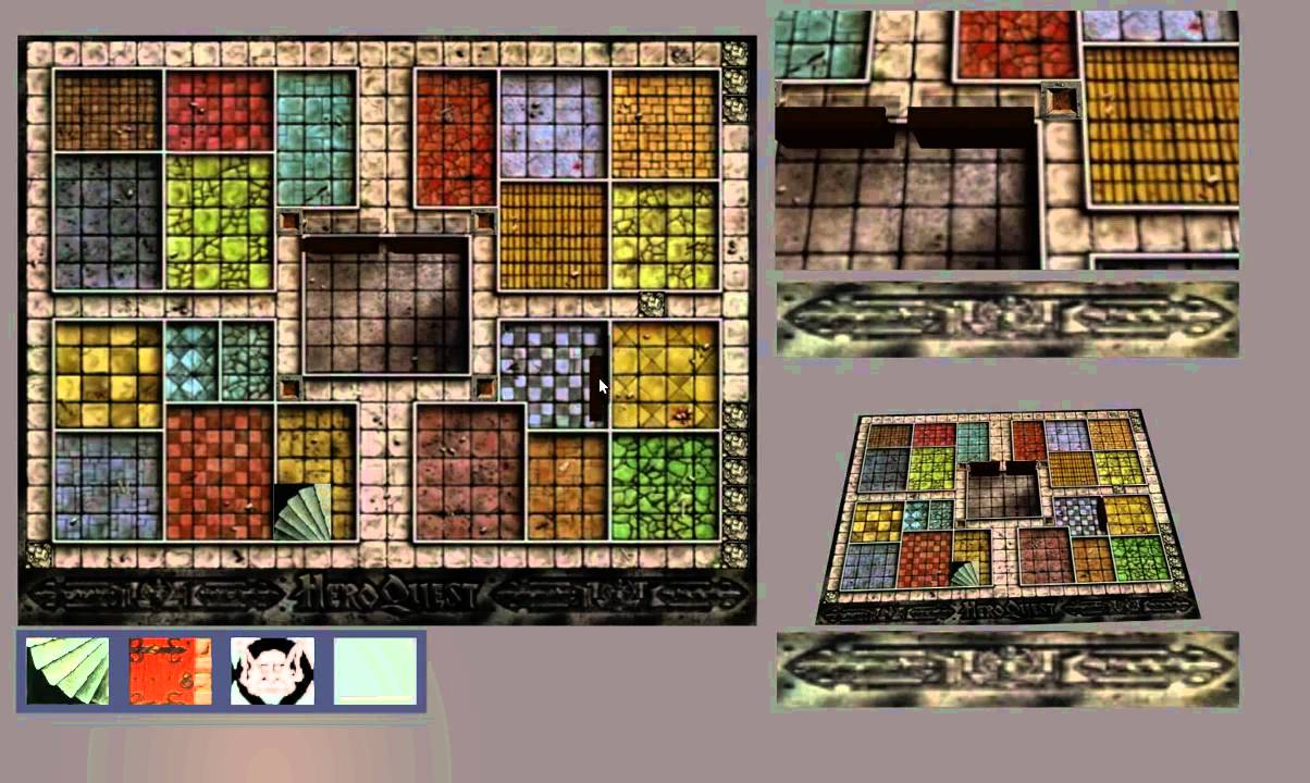 Simple, small Hero Quest Map Editor - Blender GameEngine - YouTube