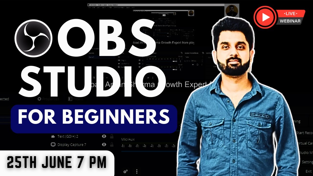 OBS FULL TARINING || LIVE YOUTUBE STREAMING THROUGH OBS || LIVE SCREEN ...