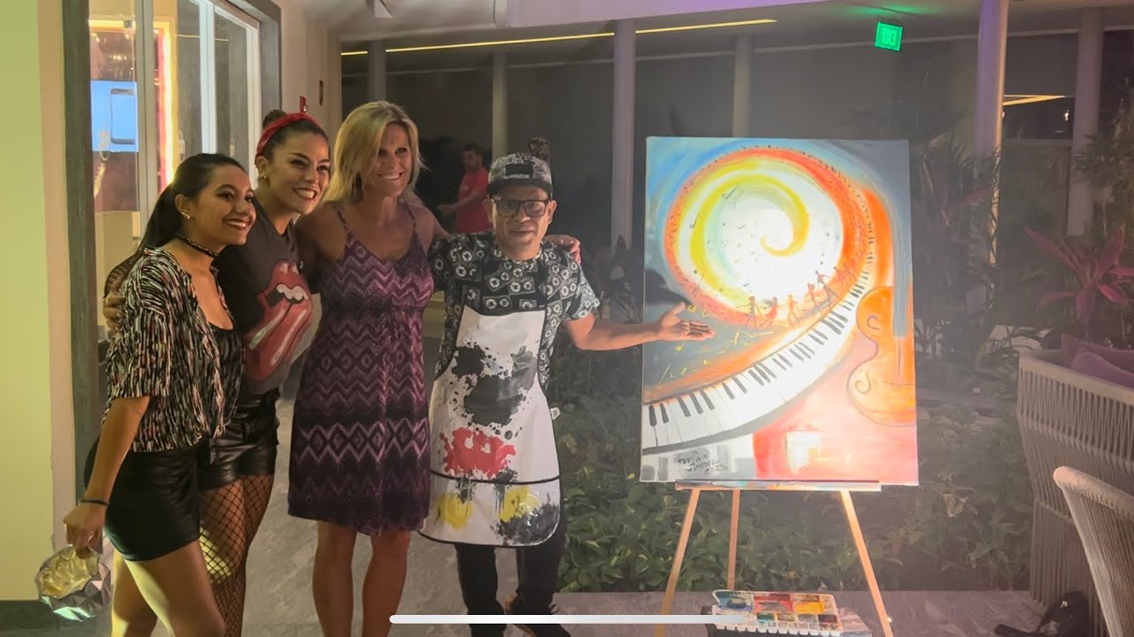 Music is live painting - YouTube