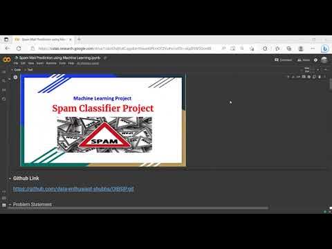Email spam detection using ML @oasisinfobyte #internship - YouTube