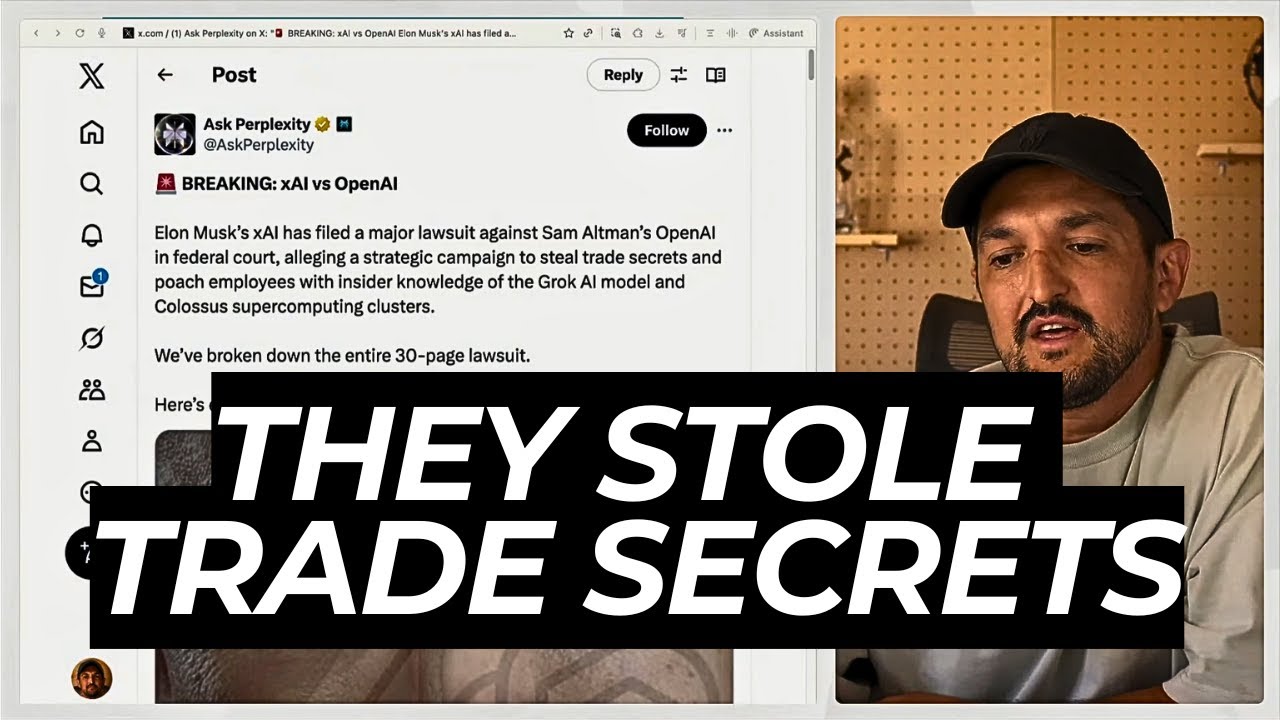 The Biggest Lawsuit In AI History - Elon Musks xAI Sue OpenAI. - YouTube