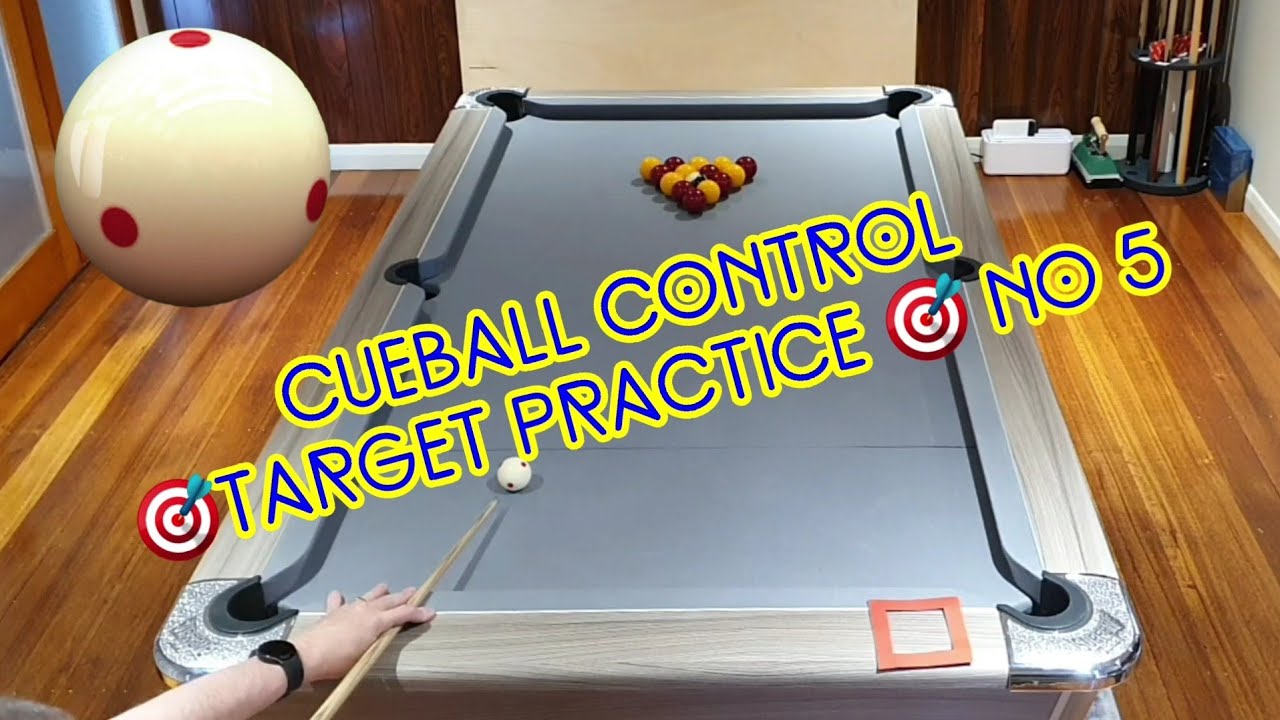 8BALL TUTORIAL POOL LESSON CUEBALL CONTROL No 5 - YouTube