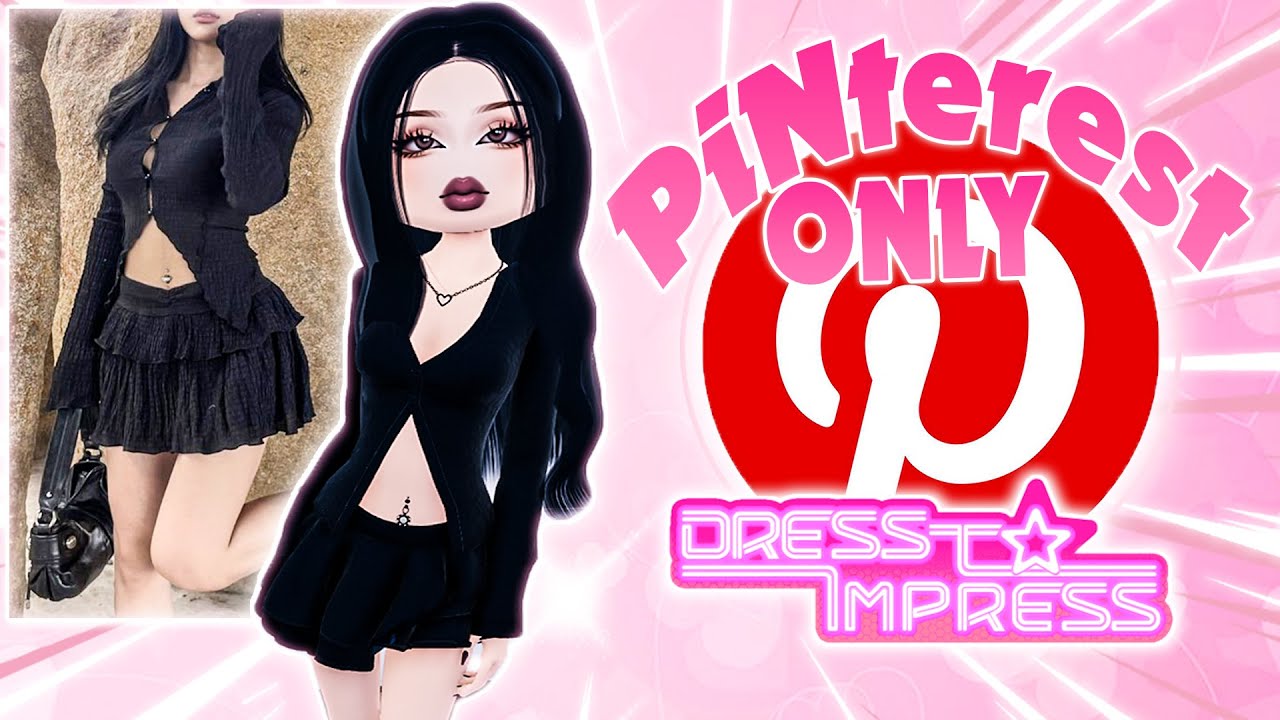 ONLY Using PINTEREST OUTFITS In Dress To Impress! - YouTube