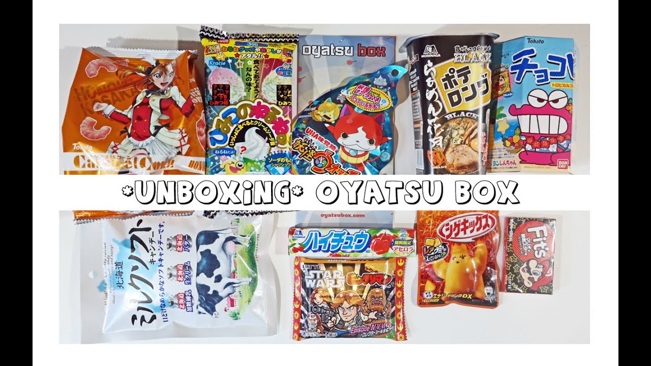 *UNBOXING* Oyatsu Box # japanese candy # | Elena Dreamer - YouTube