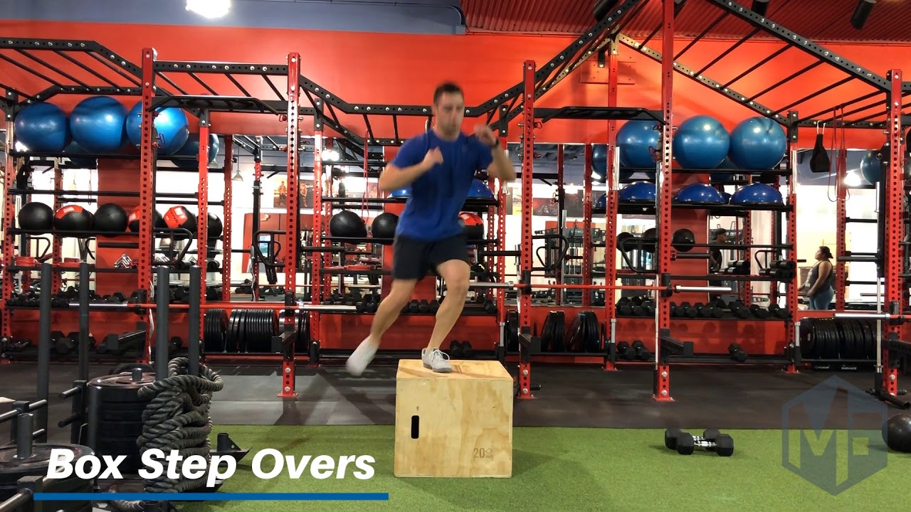Box Step Overs - YouTube