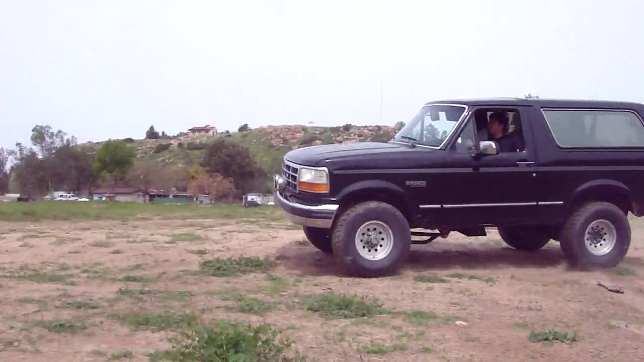 Bronco jump - YouTube