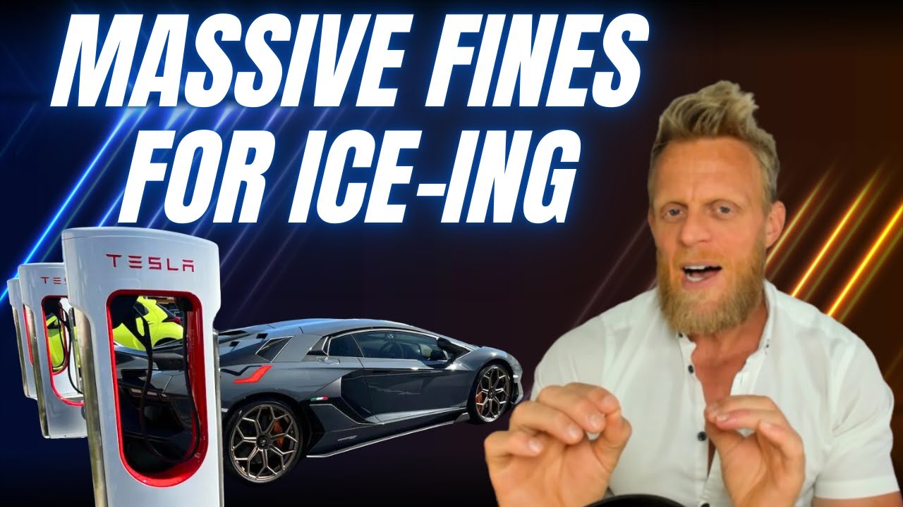 EV haters get massive fines for ICE-ing electric vehicle charging bays ...