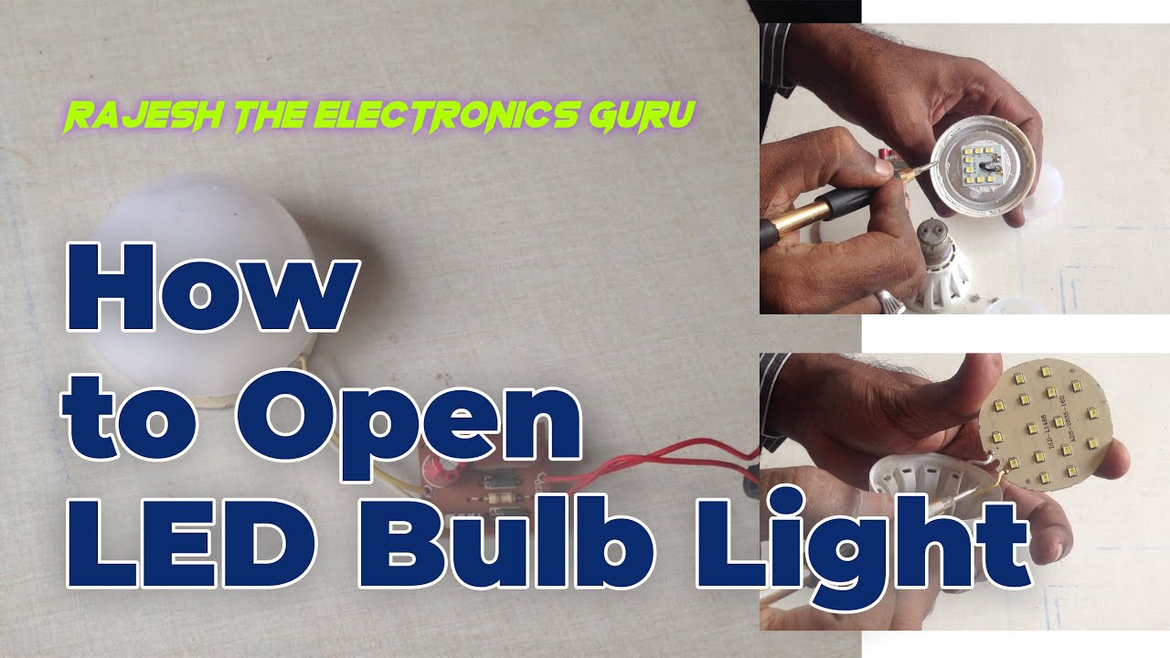 How to open LED Light Bulb | LED Bulb | Syska LED, Eveready LED, China ...