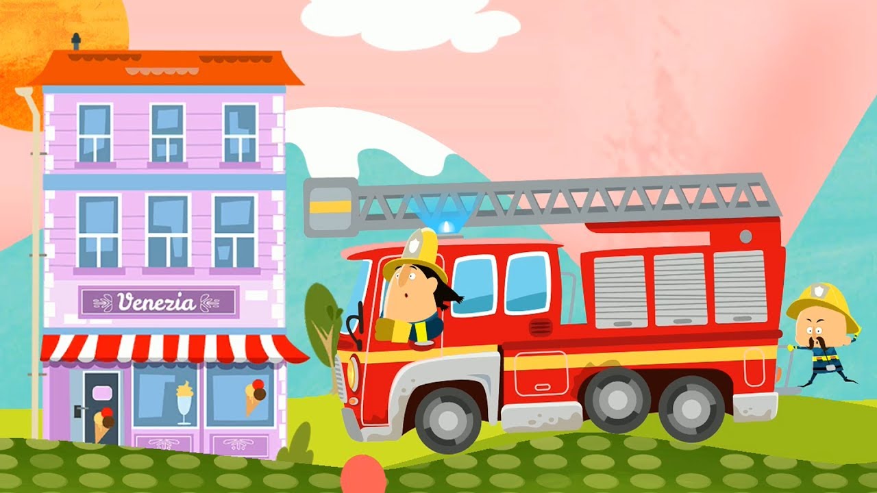 Fire Station | Fire Engine | Kids Videos | Fire Truck | Compilation For ...