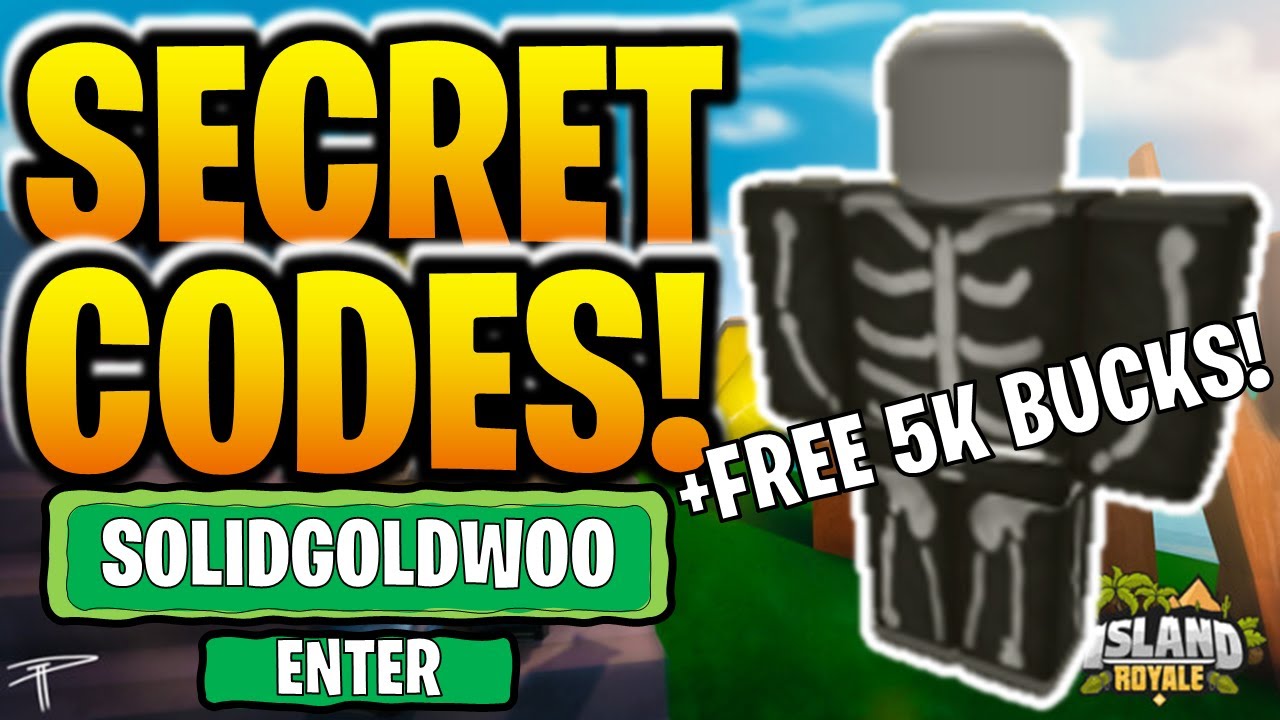 [🌟SOLID GOLD!] ROBLOX ISLAND ROYALE CODES! ALL NEW ACTIVE CODES 2021 ...