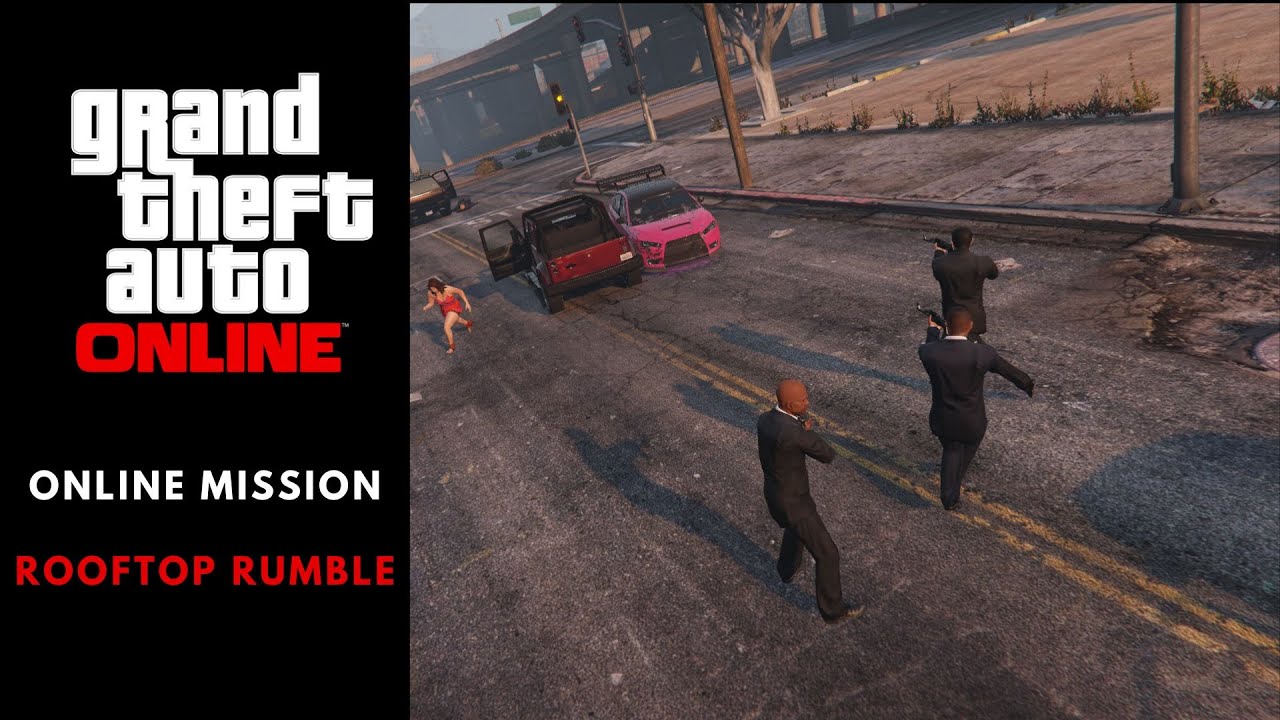 GTA Online: Online Mission - Rooftop Rumble (Solo) - No Commentary ...